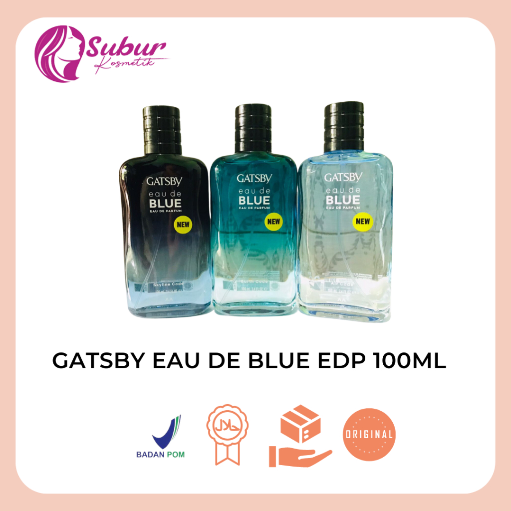 Jual Gatsby Eau De Blue Edp 100ml | Shopee Indonesia