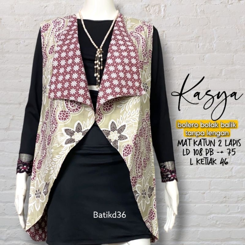 Jual Cardi batik wanita jumbo murah tebal motif Bolak balik kekinian ...