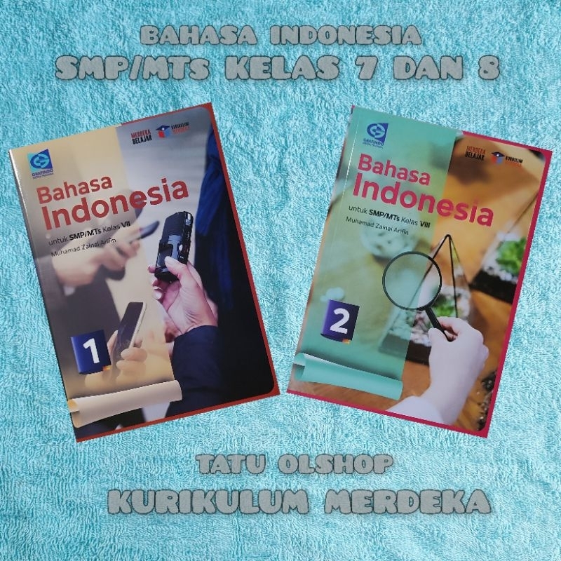 Jual Buku Kurikulum Merdeka Bahasa Indonesia SMP Kelas 7 8 VII VIII 1 2 Original Penerbit ...