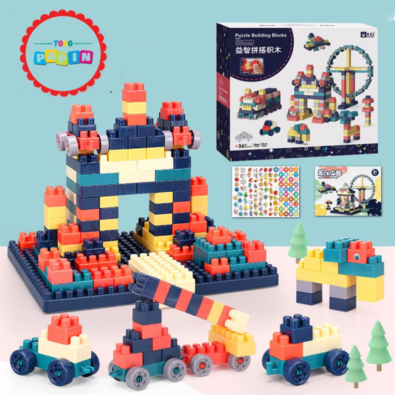 Jual TokoPapin Mainan Balok Blok Block Susun Edukasi Anak Brick Bongkar ...