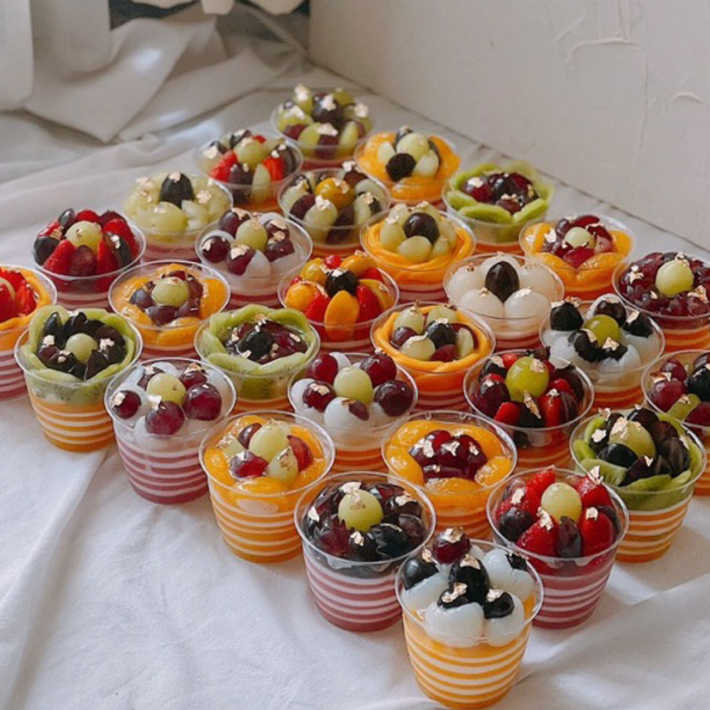 Jual pudding cup/ pudding buah / coconut pudding / fruit pudding ...