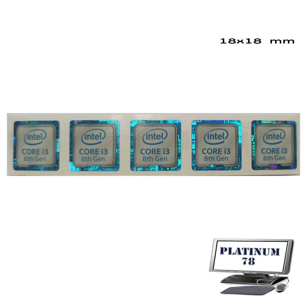 Jual Sticker Stiker Logo intel Core i3 Gen 8 Original | Shopee Indonesia