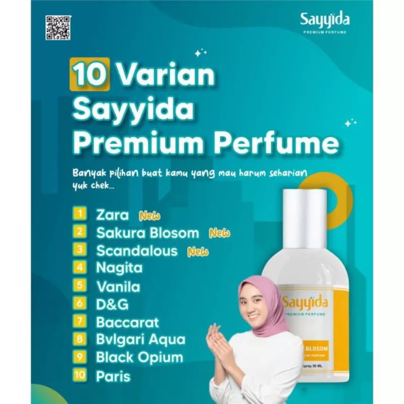 Jual PARFUM SAYYIDA PARFUM VIRAL PARFUM PREMIUM PARFUM ORIGINAL 100% ...