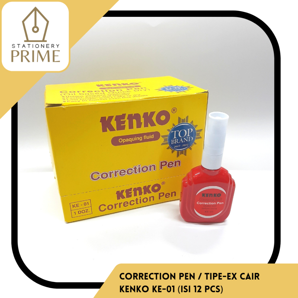 Jual Tipe X Cair / Correction Pen Kenko KE-01 [PIECE] | Shopee Indonesia
