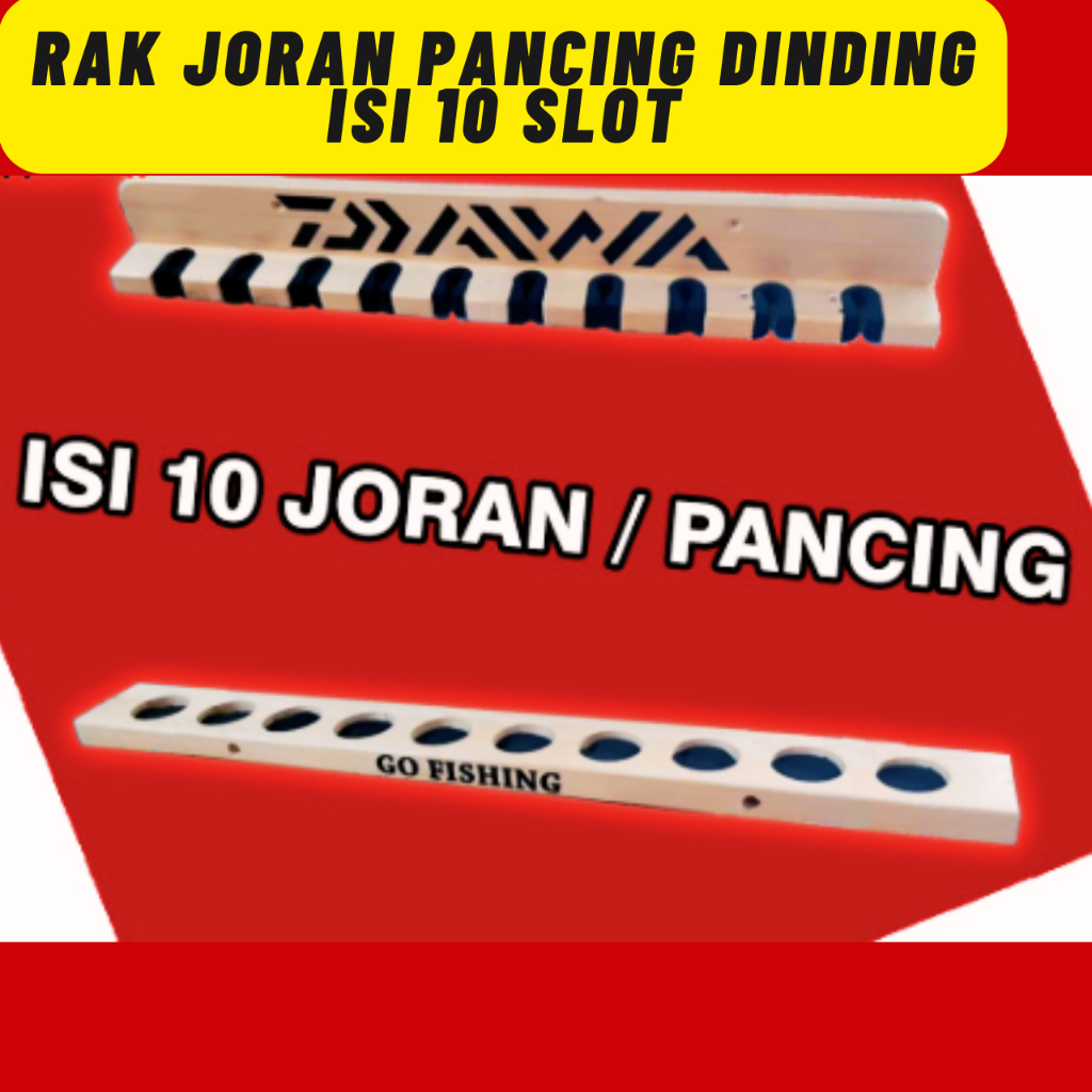 Jual TEMPAT JORAN PANCING / RAK JORAN PANCING / ROD STAND VERTICAL kode ...