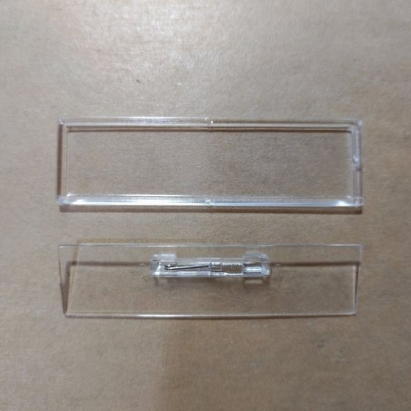 Jual Bahan Papan Nama Dada Insert Paper 8cm x 2cm + Peniti - Nametag ...