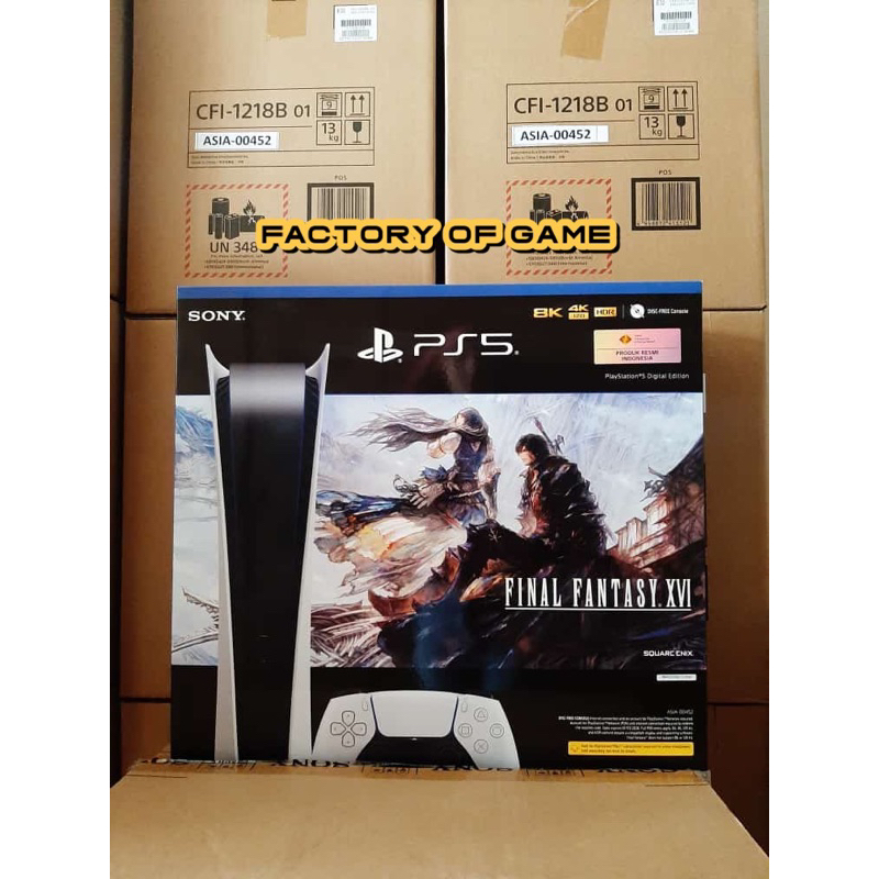 Jual PS5 Digital Edition bundling Final Fantasy XVI garansi sony indo | Shopee Indonesia