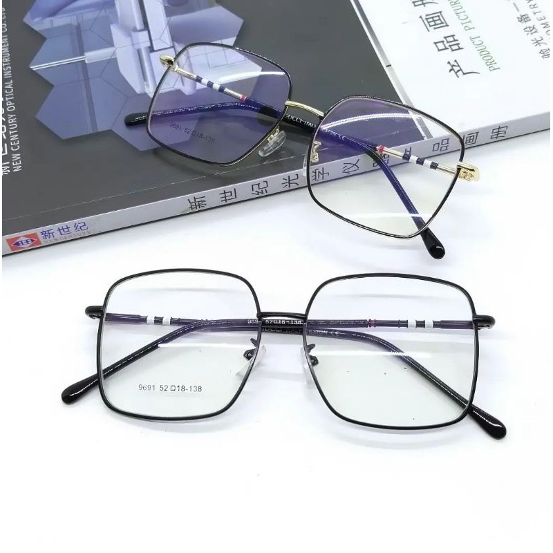 Jual Frame Kacamata Kotak Besi (Frame korea) | Shopee Indonesia