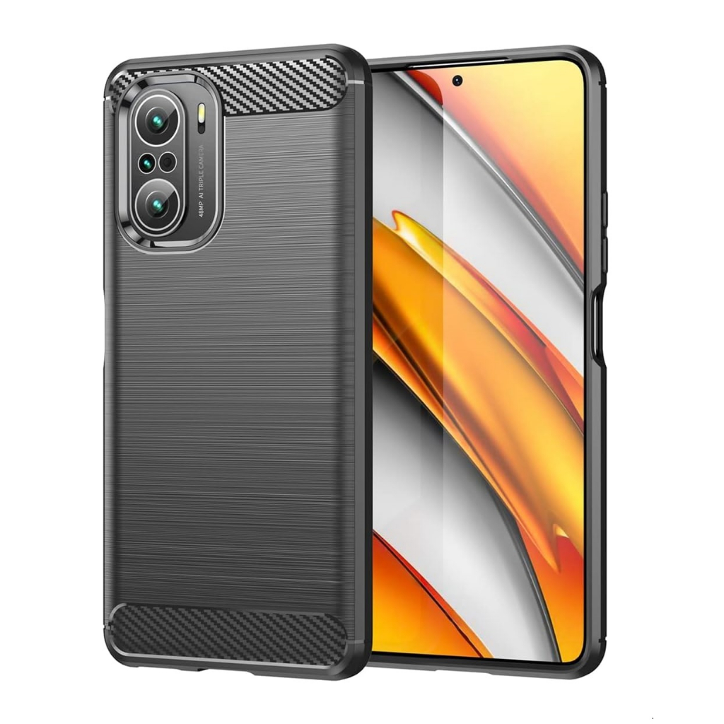 Jual Case Xiaomi Poco F3 Black Carbon Premium Fiber | Shopee Indonesia