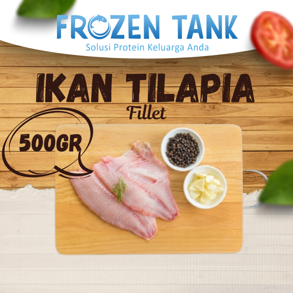 Jual Ikan Tillapia / Nila Fillet 500 Gram Nila Fillet Bersih Frozen ...