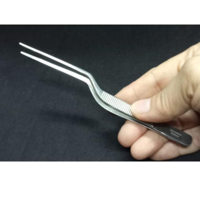 Jual Pinset bayonet / Nasal Dressing Forceps 14 cm / Pinset Hidung ...