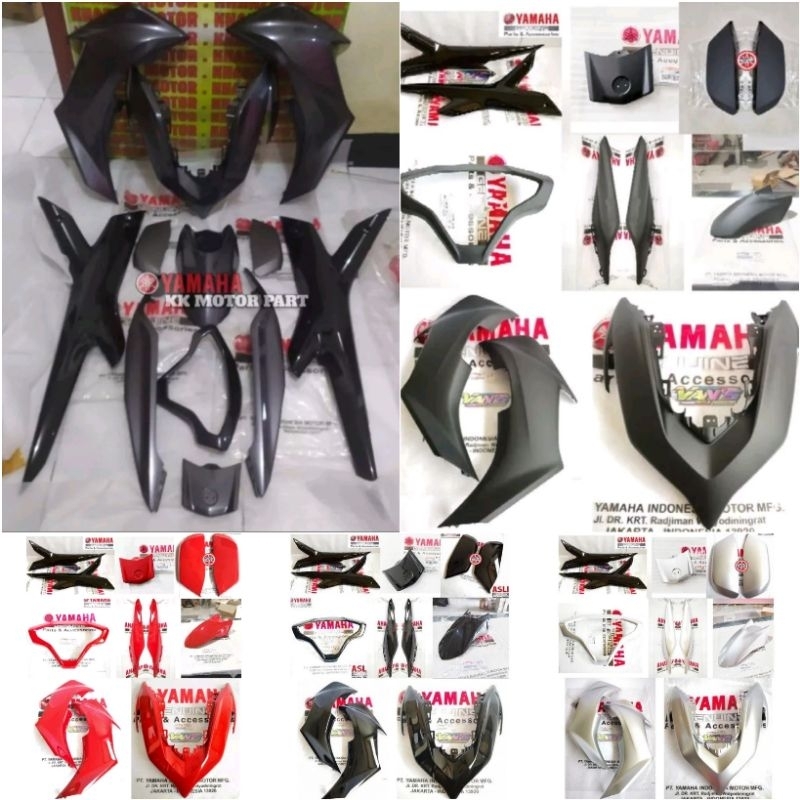 Jual PAKET BODY HALUS SET NEW AEROX 155 CONNECTED ORIGINAL YAMAHA ...