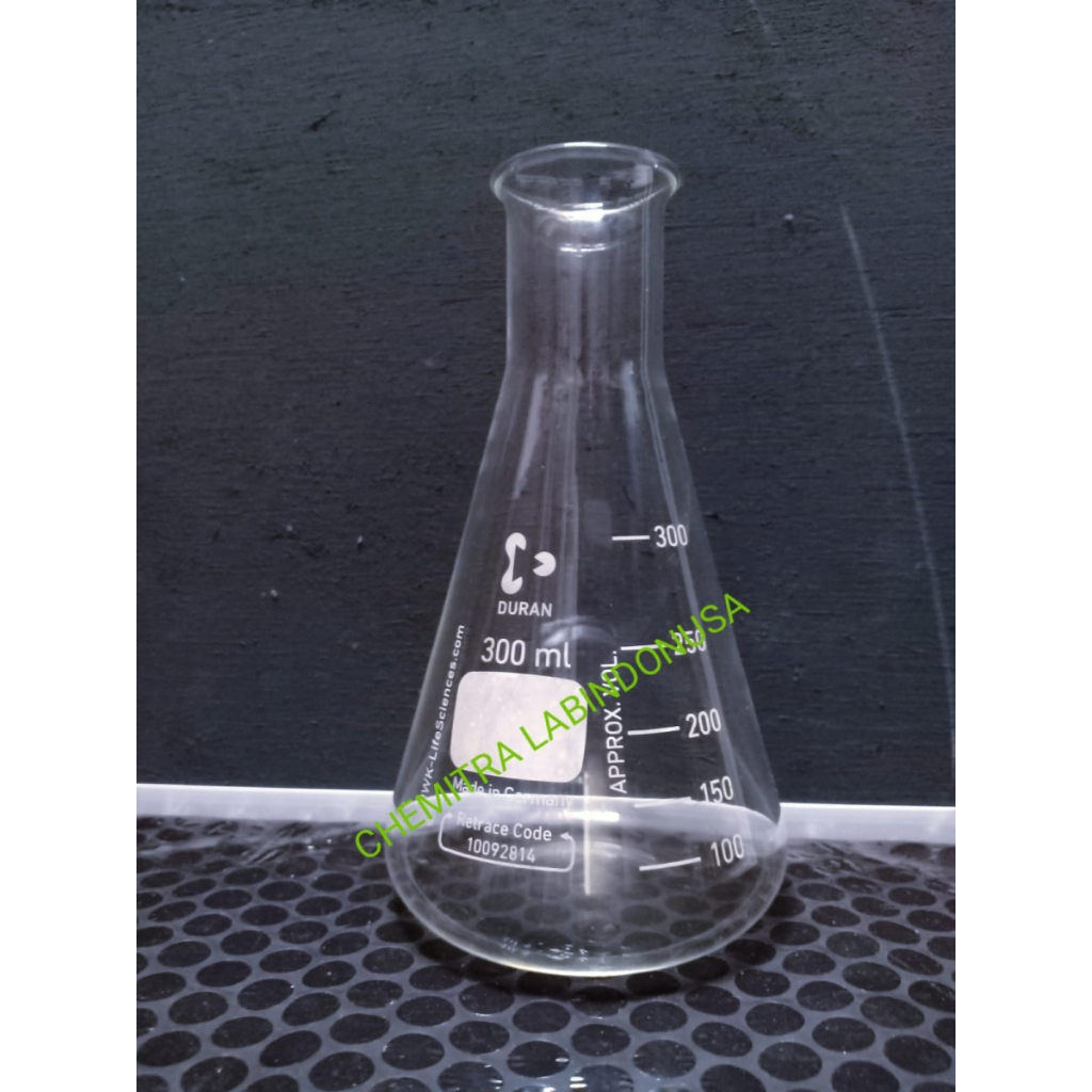 Jual Duran Erlenmeyer 125 ml Narrow Neck Glass | Shopee Indonesia
