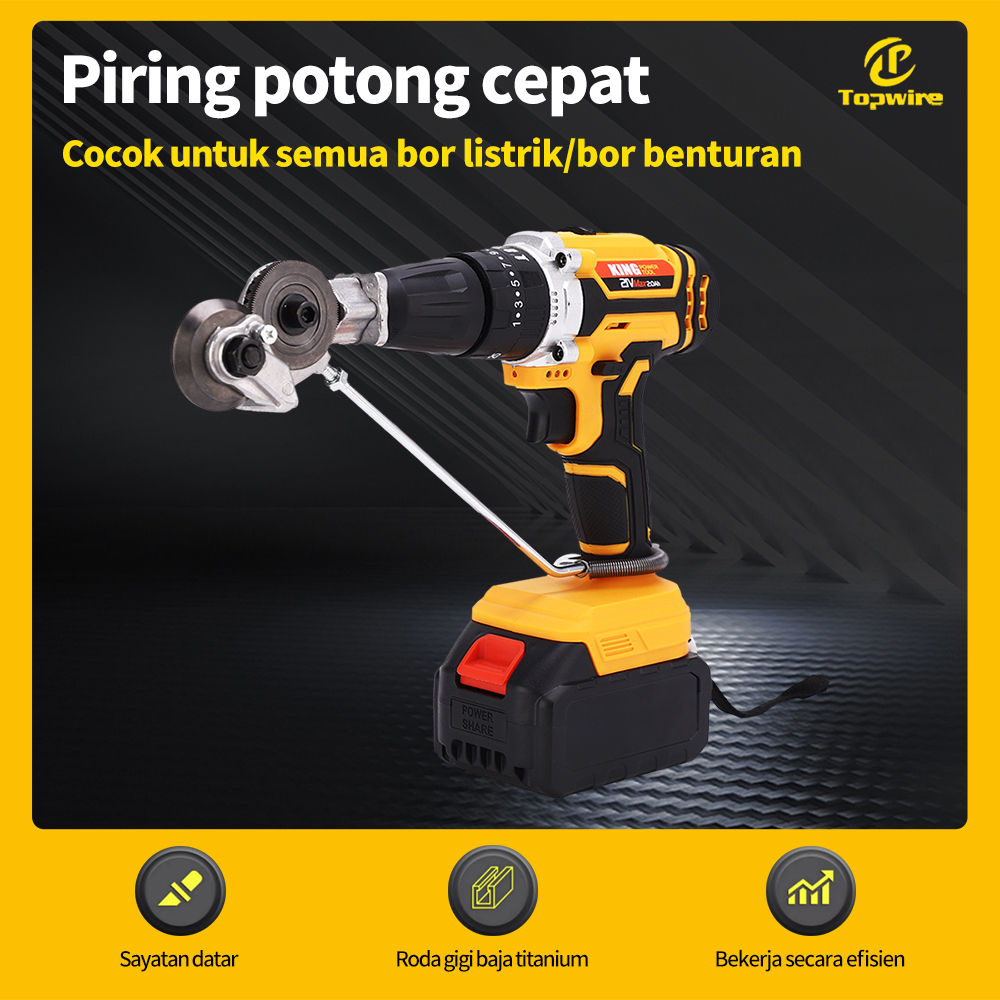 Jual TOPWIRE Adaptor Bor Gunting Plat Tipis / Adapter Mesin Bor Pemotong Plat Seng Tipis ...