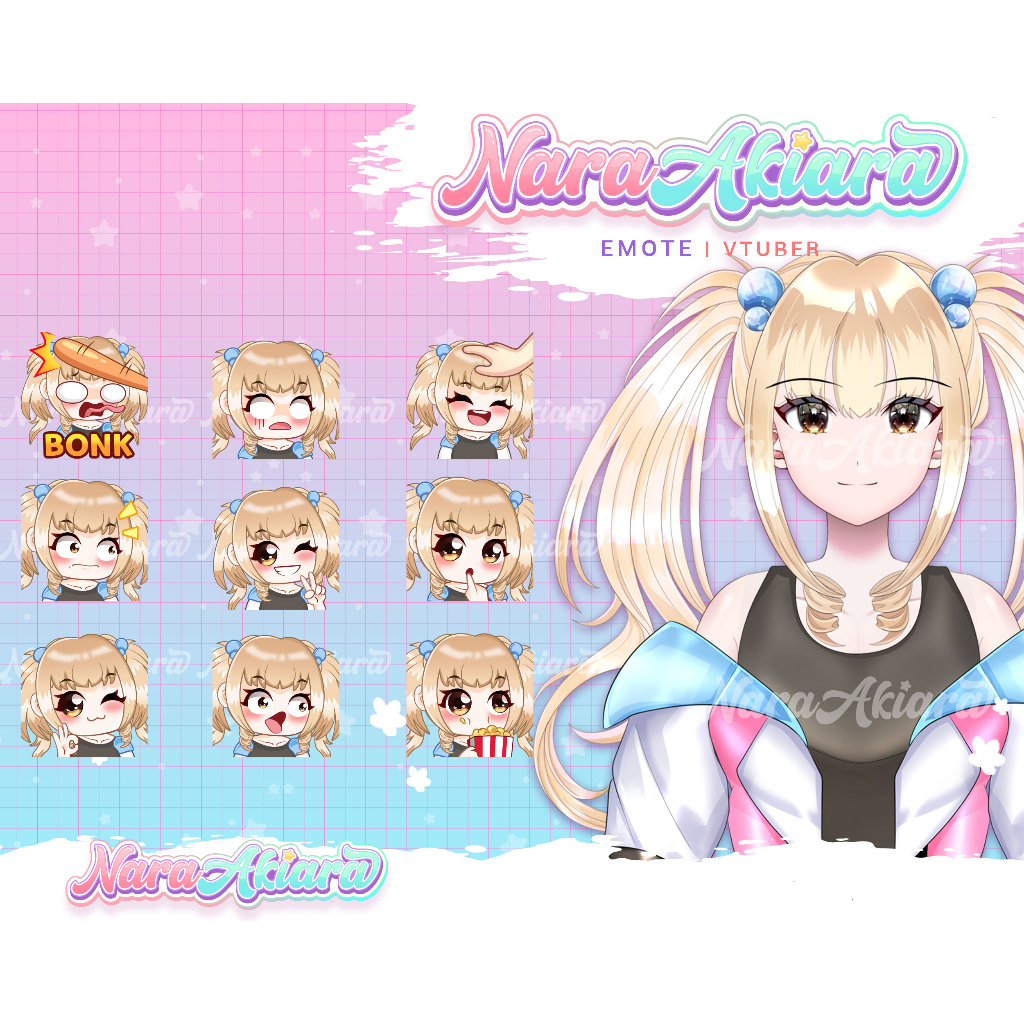 Jual Hadirkan Ekspresi Unik di Twitch dengan Emote Vtuber Siap Pakai ...