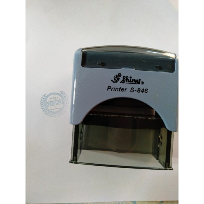 Jual Stempel Shiny S846 S-846 +(costum tulisan/design) | Shopee Indonesia