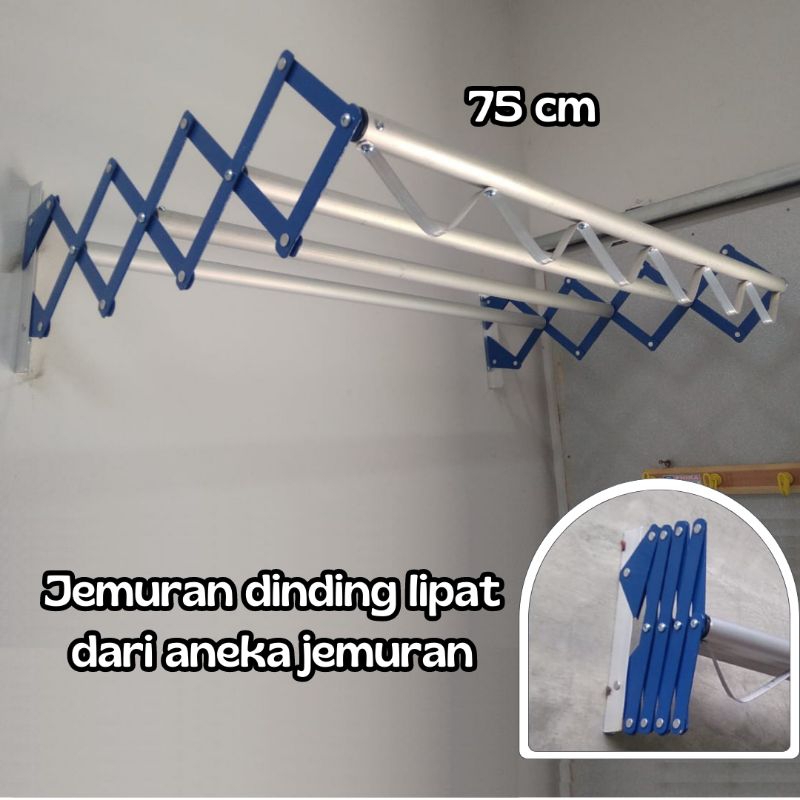 Jual JEMURAN BAJU TEMPEL TEMBOK UKURAN 75CM DAN 1METER | Shopee Indonesia