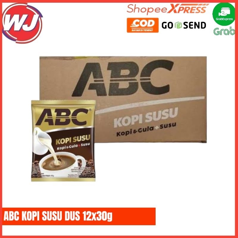 Jual ABC KOPI SUSU DUS ISI 12 RENCENG X30g | Shopee Indonesia