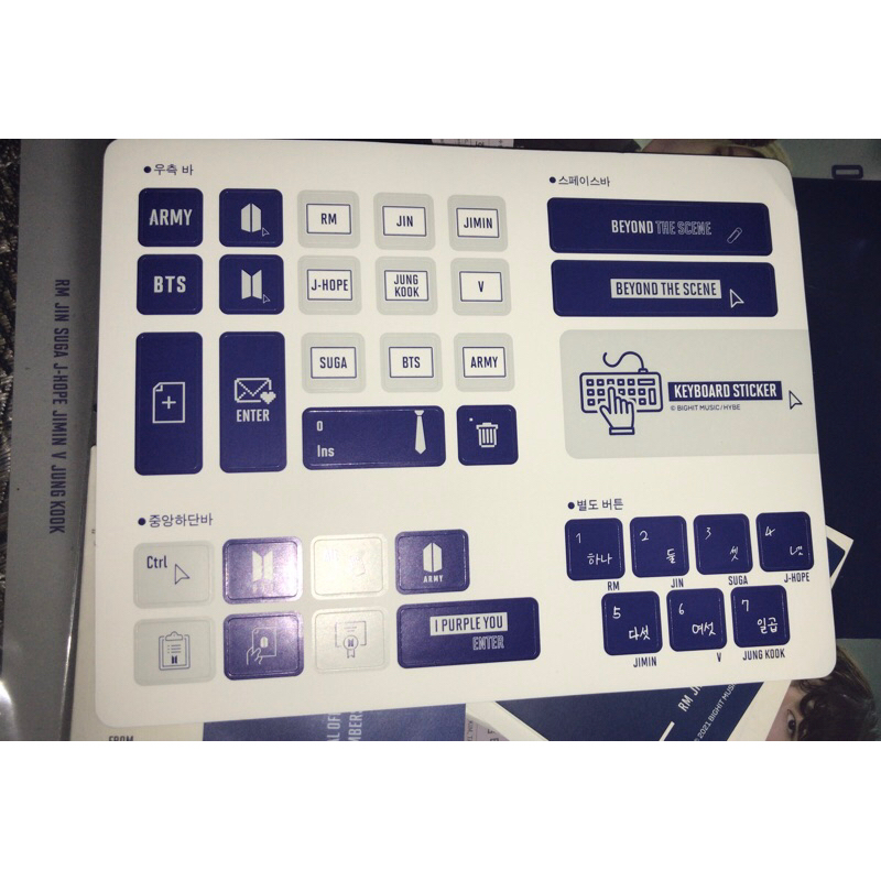 Jual Sticker Keyboard Merch BTS | Shopee Indonesia