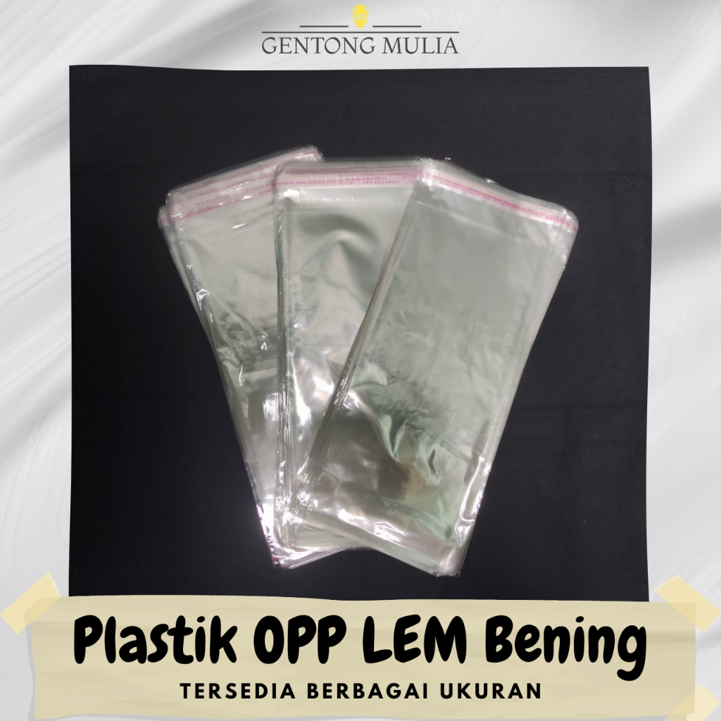 Jual PLASTIK BENING OPP LEM BERBAGAI UKURAN UNTUK PEMBUNGKUS UDANGAN ...