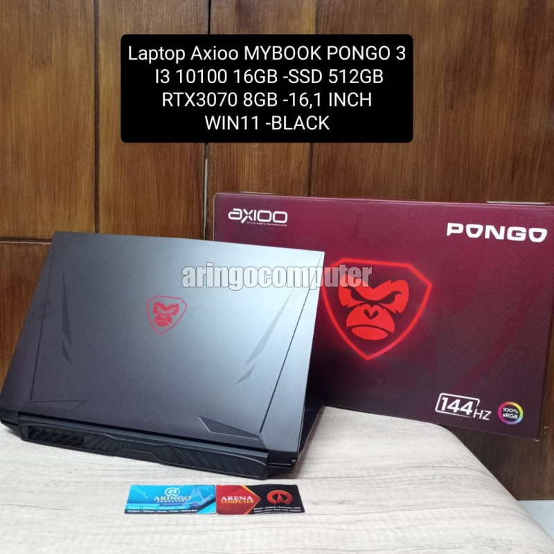 Jual Laptop Axioo MYBOOK PONGO 3 I3 10100 16GB -SSD 512GB - RTX3070 8GB ...
