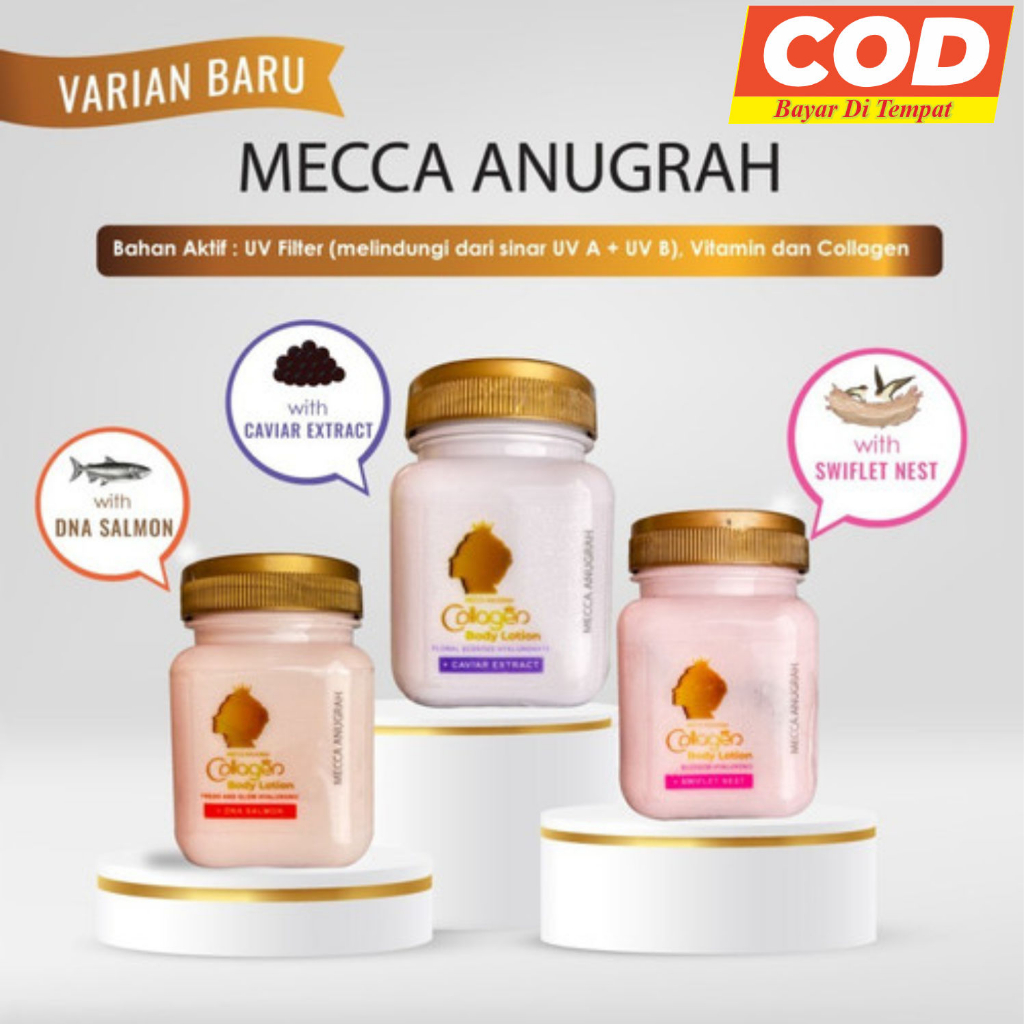 Jual Mecca Anugrah Collagen Body Lotion by SYB Original 100% | Shopee ...