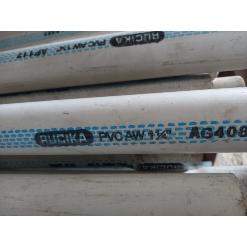 Jual PIPA AIR PVC RUCIKA 1 1/4 INCH PANJANG 4 M | Shopee Indonesia
