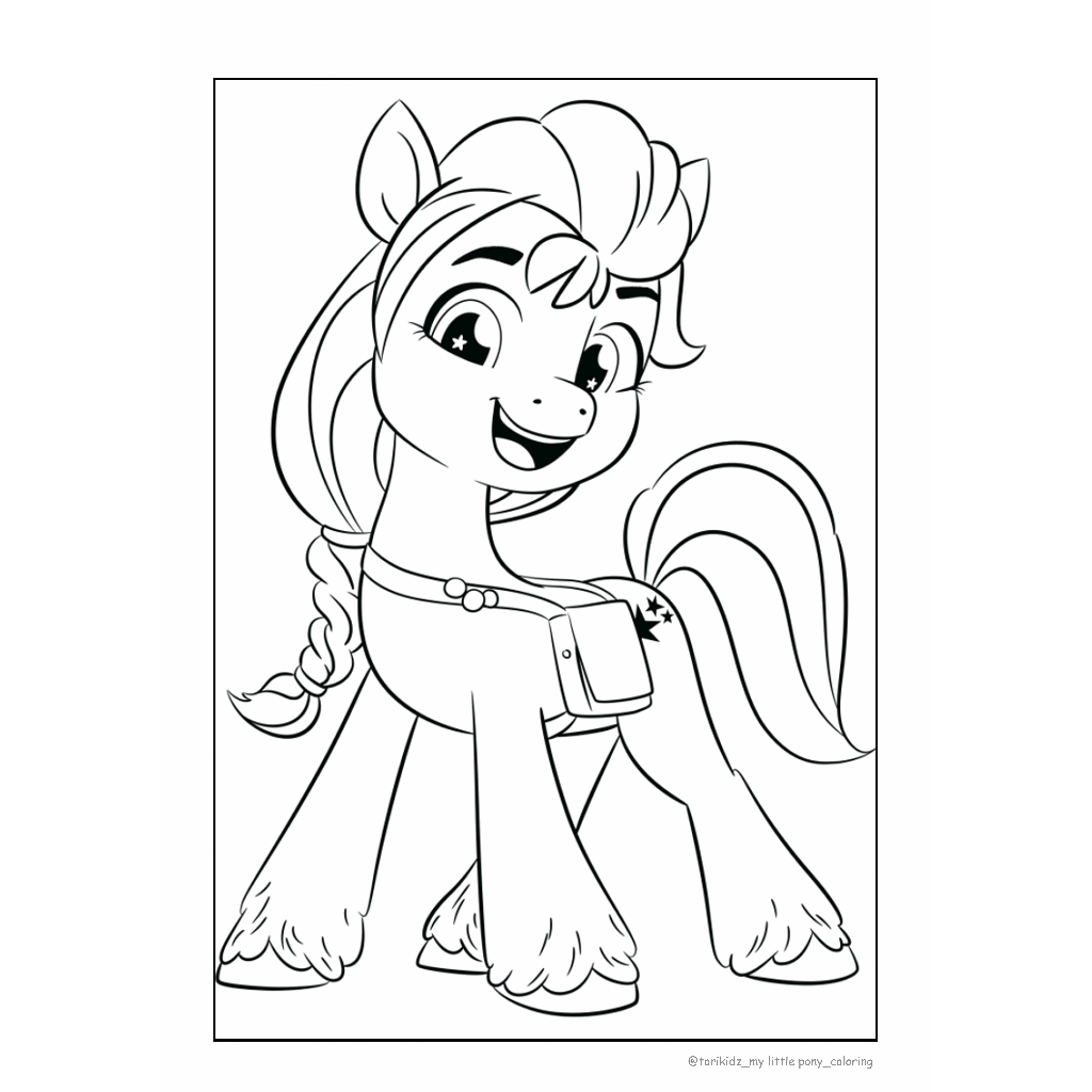 Jual Kertas Mewarnai Gambar edisi My Little Pony part 2 / Lembar ...