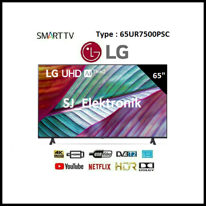 Jual LED TV LG 65 Inch 65UR7500PSC - 65UR7500 Real 4K Smart UHD TV | Shopee Indonesia