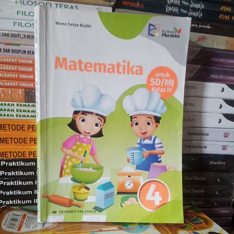 Jual Buku Pelajaran MATEMATIKA Untuk SD/MI Kelas 4 Kurikulum Merdeka | Shopee Indonesia
