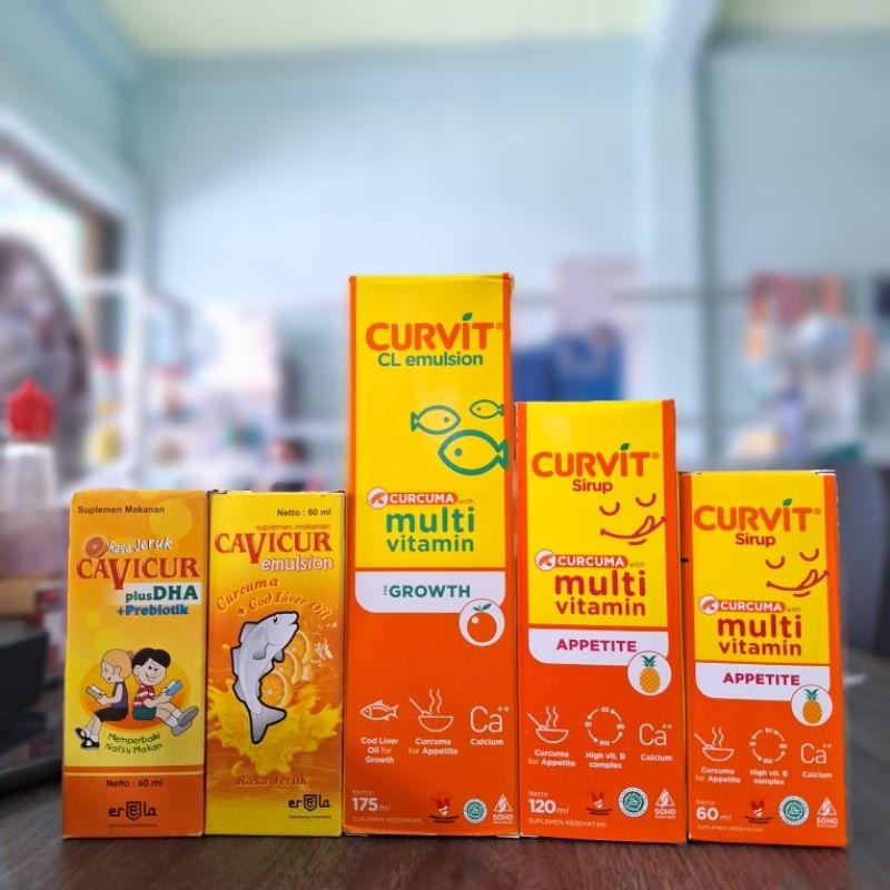 Jual CURVIT & CAVICUR (Vitamin Untuk Meningkatkan Nafsu Makan Anak ...