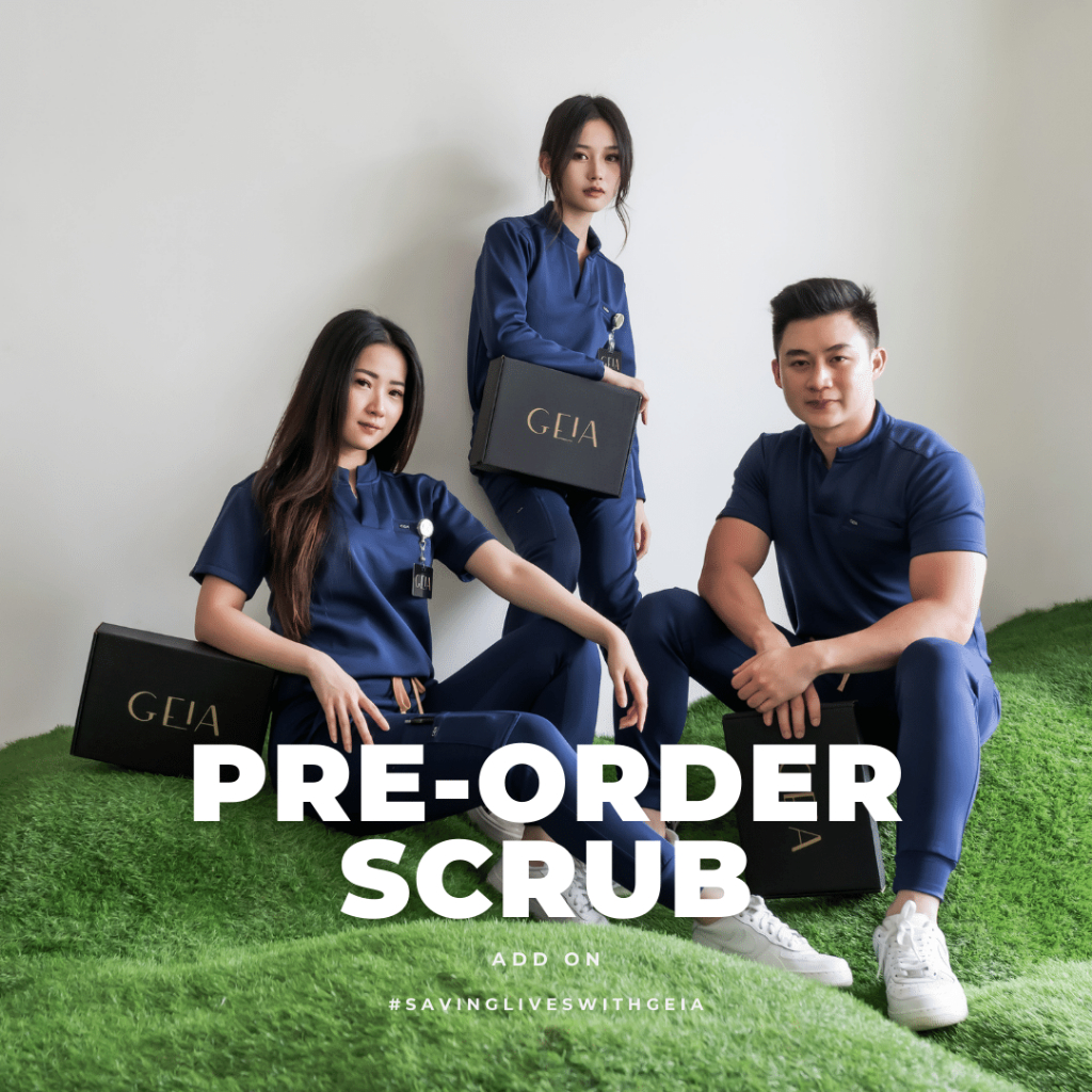 Jual SCRUB [PREORDER] GEIA Scrub Dokter | Scrubs Dokter | Baju Dokter ...