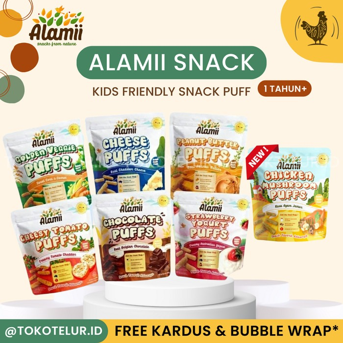 Jual ALAMI PUFFS SNACK ANAK / SNAK MPASI SEHAT - 30G | Shopee Indonesia