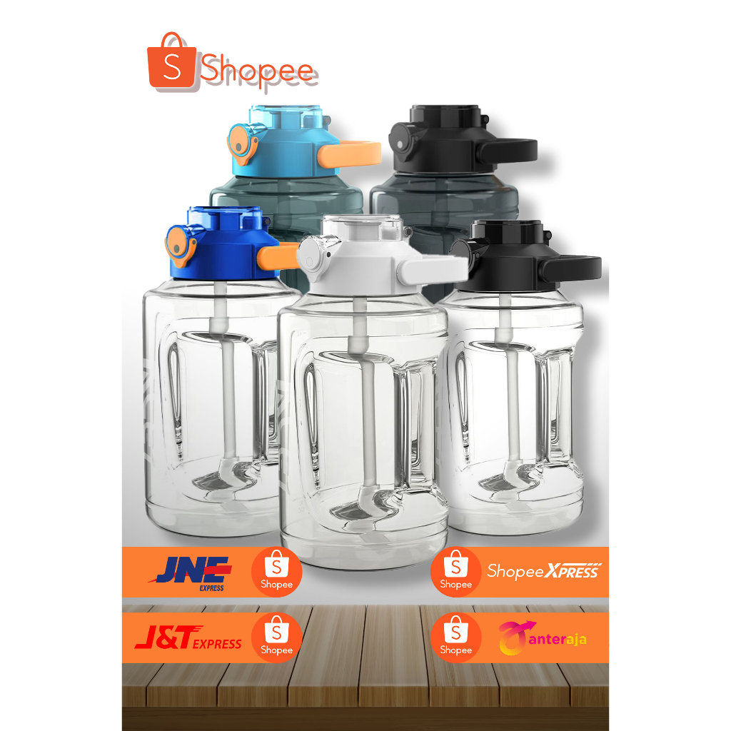 Jual BOTOL MINUM MOTIVASI 1,5LITER & 2 LITER BENING BPA FREE | Shopee ...