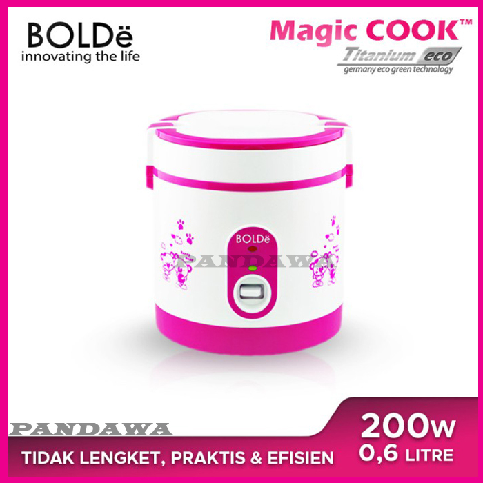 Jual BOLDE SUPER COOK Rice cooker Mini Kapasitas 0,6 liter | Shopee ...