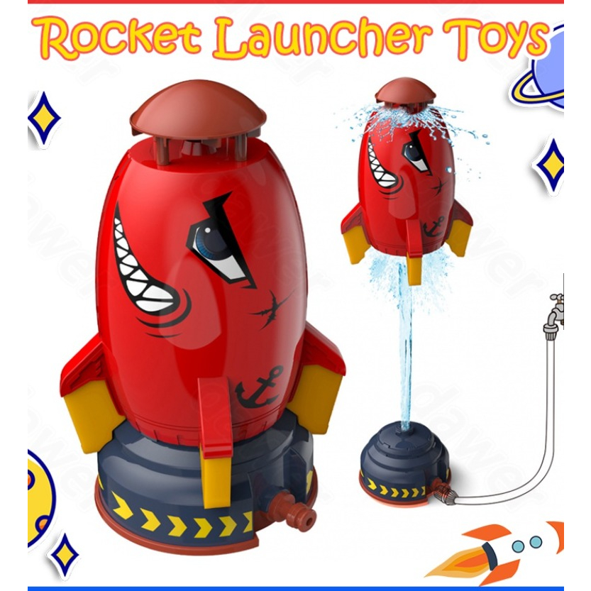 Jual Mainan Roket Air water Rocket Jet Sprinkler Roket Percikan Terbang ...