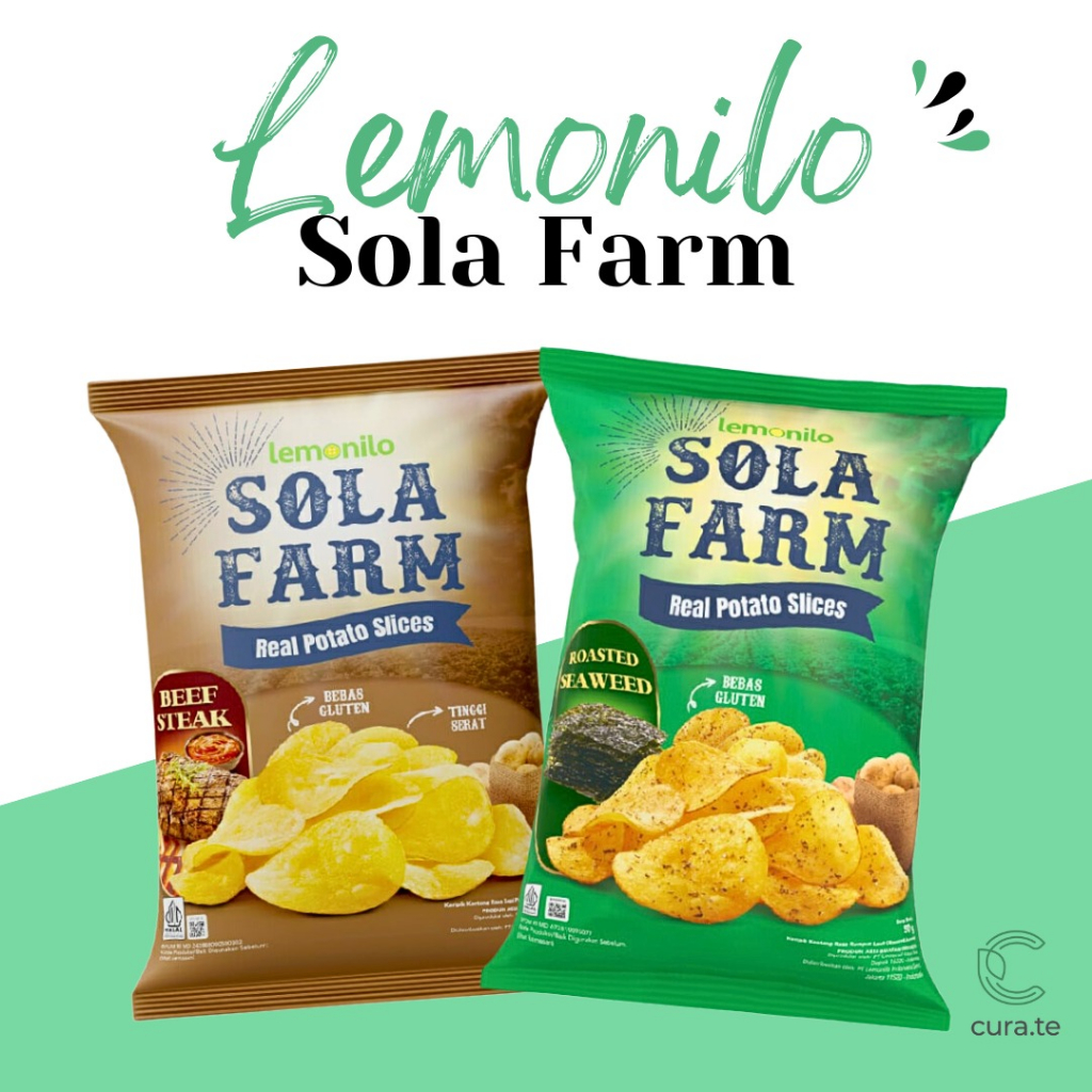 Jual LEMONILO SOLA FARM KERIPIK KENTANG GLUTEN FREE 45GR | POTATO CHIPS ...