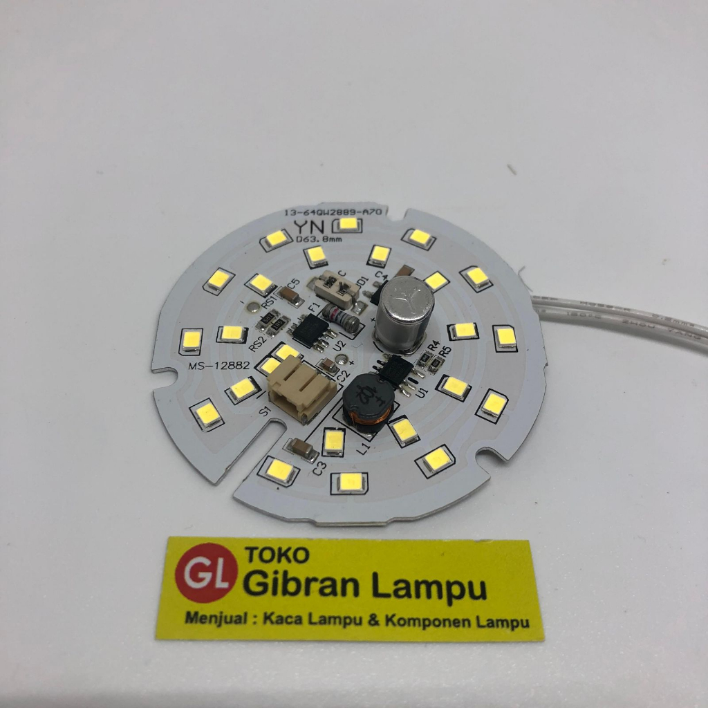Jual PCB AC Emergency Kode YN Hitam - Mata Lampu LED AC 220 Volt All ...