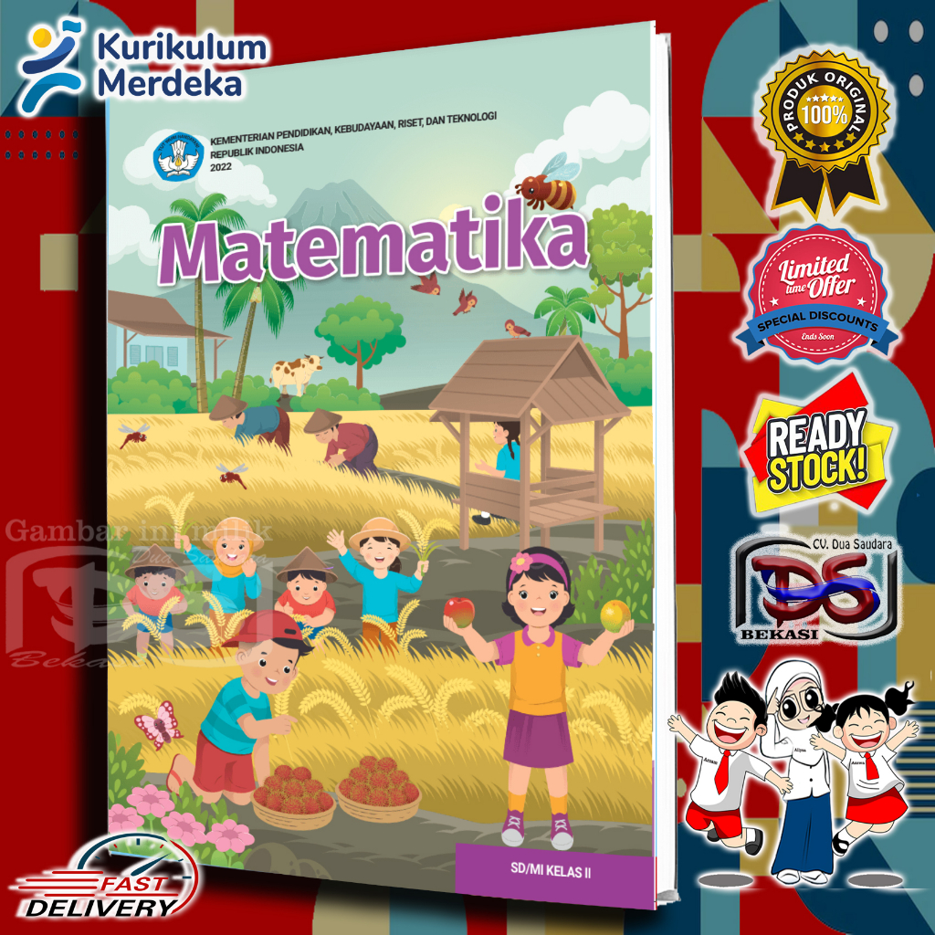 Jual K-Mer Buku Siswa MTK Non LS Kls 2 SD / MI - Matematika Kurikulum ...
