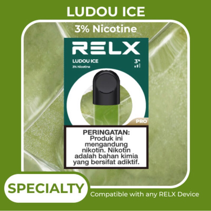 Jual RELX Pod Pro - Luduo ice (kacang ijo) | Shopee Indonesia