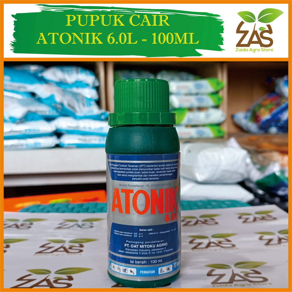 Jual ATONIK 6.0L - 100ML - ZPT - PUPUK CAIR | Shopee Indonesia