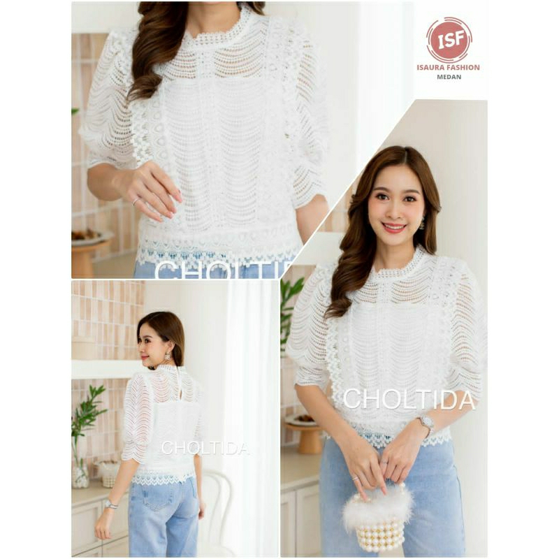 Jual blouse modis bangkok atau choltida made in thailand | Shopee Indonesia