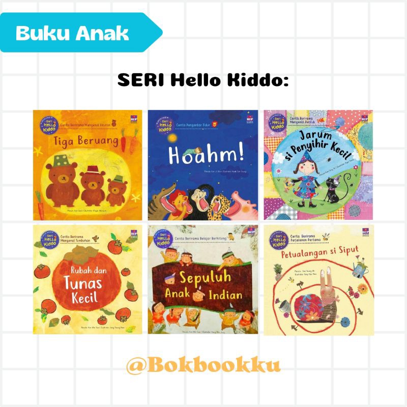 Jual BUKU CERITA ANAK Seri Hello Kiddo | Bokbookku | Shopee Indonesia