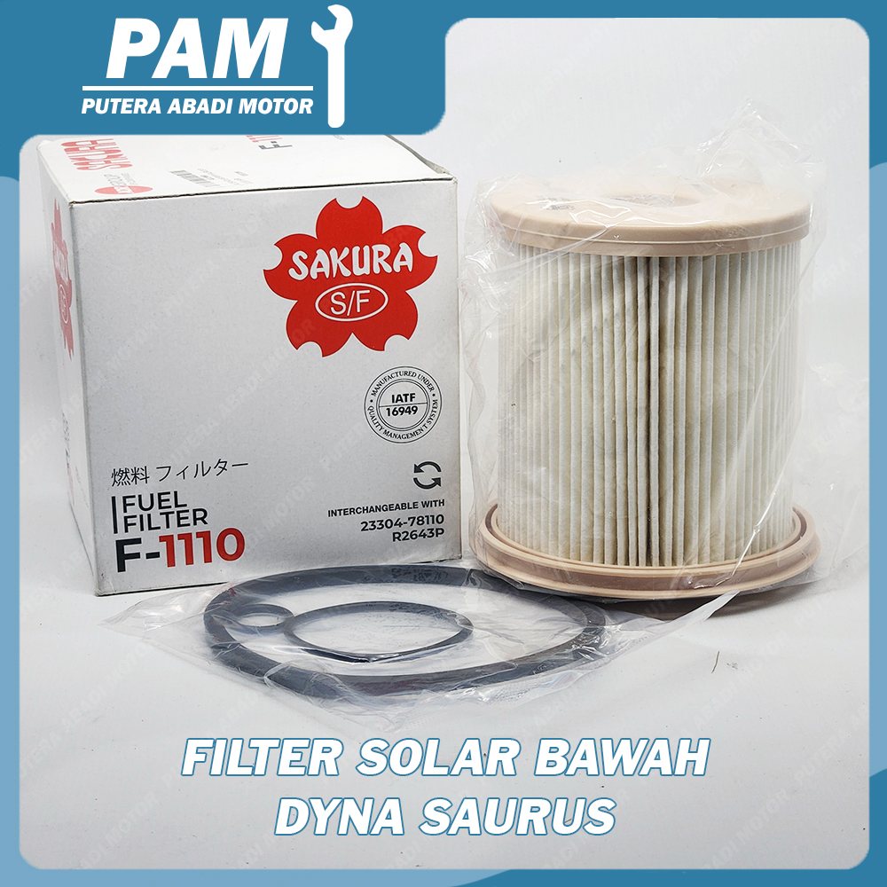 Jual Filter Solar Bawah Dyna Saurus Sakura tipe F-1110 F 1110 Fuel ...