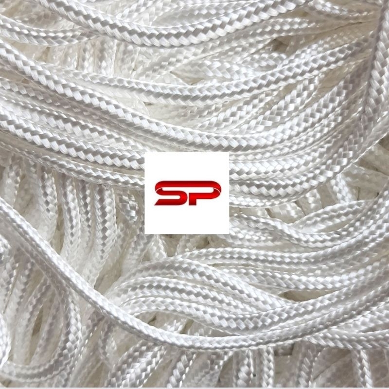 Jual Tali nilon / Tali prusik / Tali kepang 4mm 5mm harga per meter ...