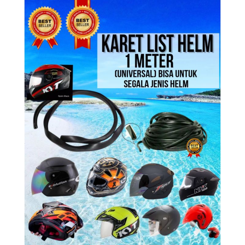 Jual List karet helm universal Semua bisa KYT ink MDS GM G2 gix thi vog ...