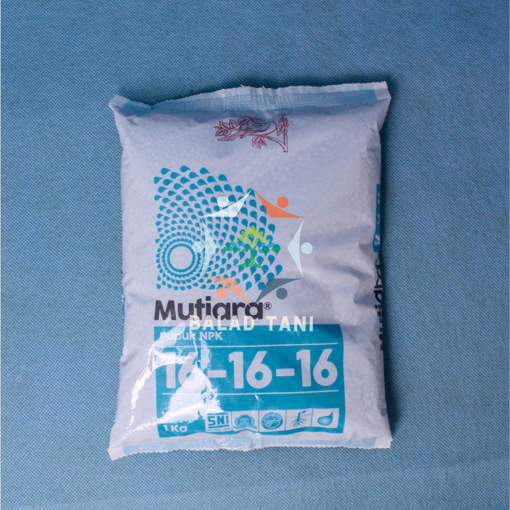 Jual PUPUK NPK MUTIARA 16 16 16 MEROKE KEMASAN PABRIK 1 KG | Shopee Indonesia