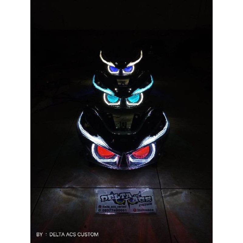 Jual Projie Biled Vario LED 125/150 l Bi-led Shord BMW Honda Vario 2015 ...