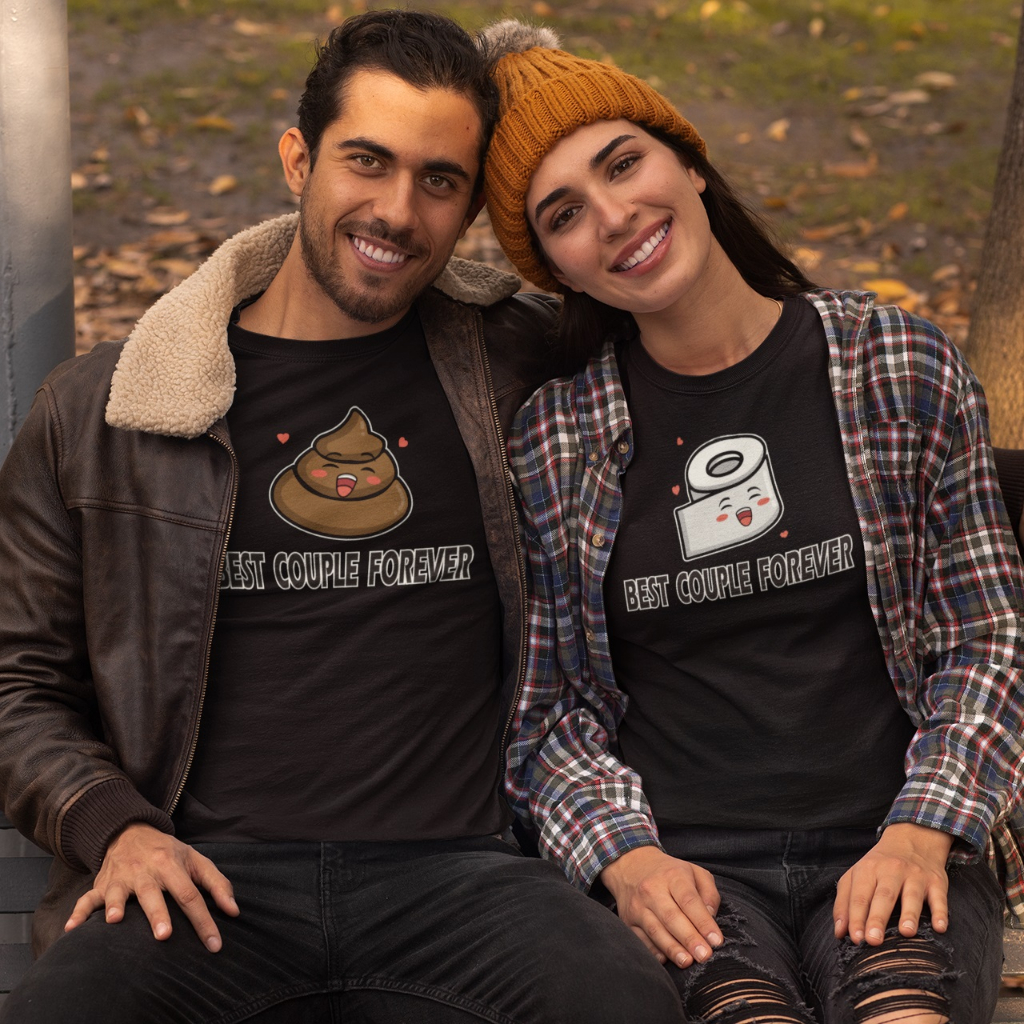 Jual Baju Couple Poop Toilet Paper | Shopee Indonesia