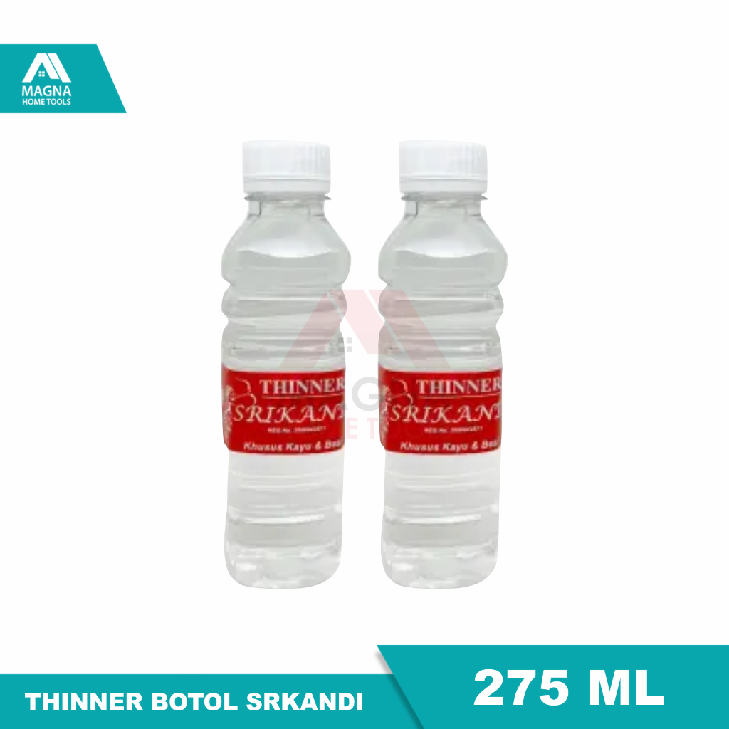 Jual THINNER BOTOL SUPER PENGENCER CAT KAYU/BESI SRIKANDI 275ML | Shopee Indonesia